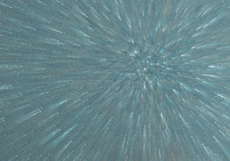 The Blue-green Glow in the Center of Gravity Spreads Out of the Stock ...