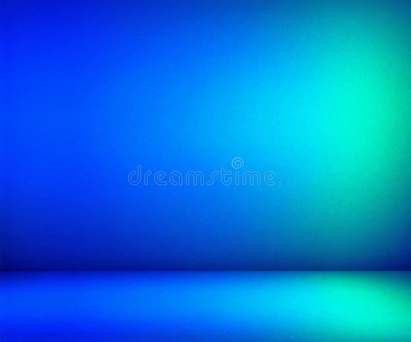 Blue-green Gradient Studio Room, Abstract Background Pattern, Walls and ...