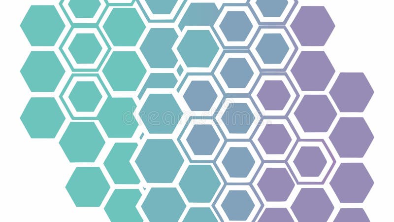 Blue Green Hexagonal Pattern Geometric Background Texture, Vector Design Generative AI Stock ...