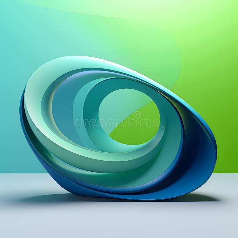 Blue and green logo stock illustration. Illustration of brand - 306163896