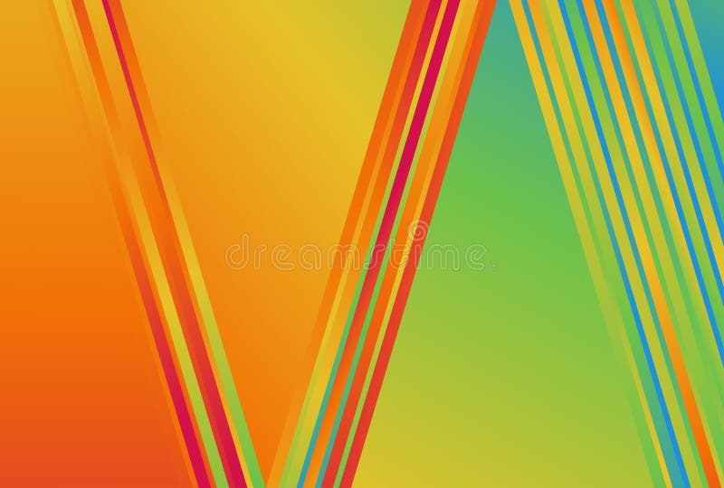 Blue Green and Orange Gradient Diagonal Lines Background Vector Graphic ...