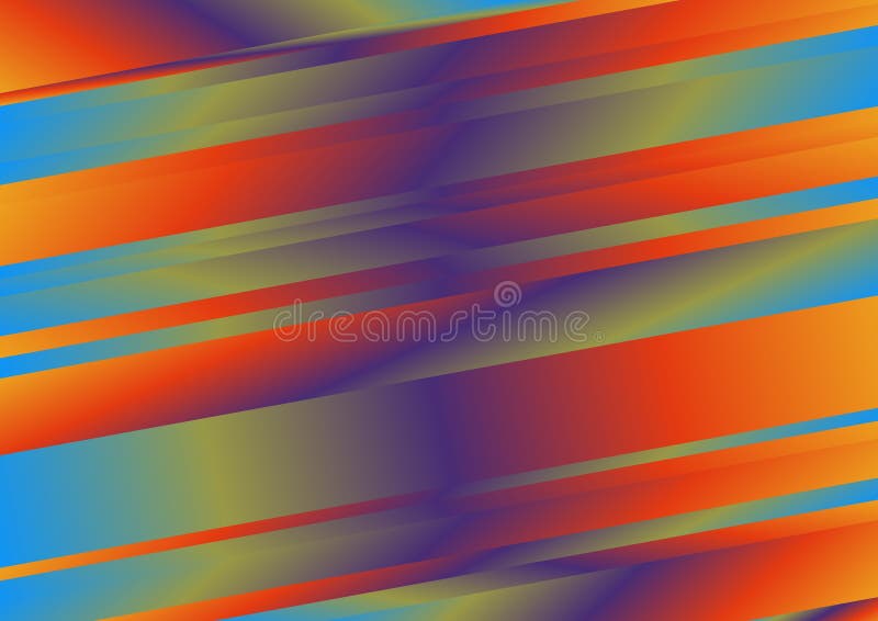 Blue Green and Orange Gradient Diagonal Stripes Background Vector Art ...