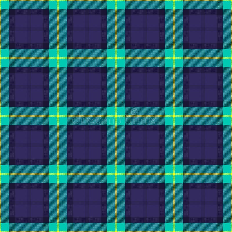 Blue and Green Plaid Shirt Fabric Pattern Vector Illustration Seamless ...