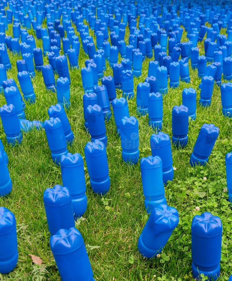 Blue on green editorial stock image. Image of ecology - 97363039