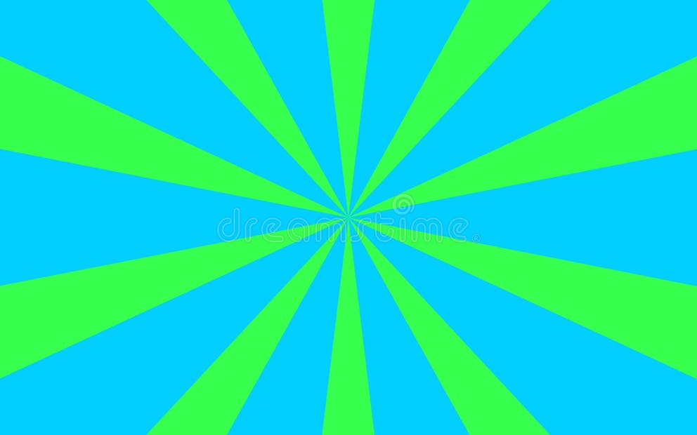 Blue Green Rays Background Image Stock Illustration - Illustration of ...