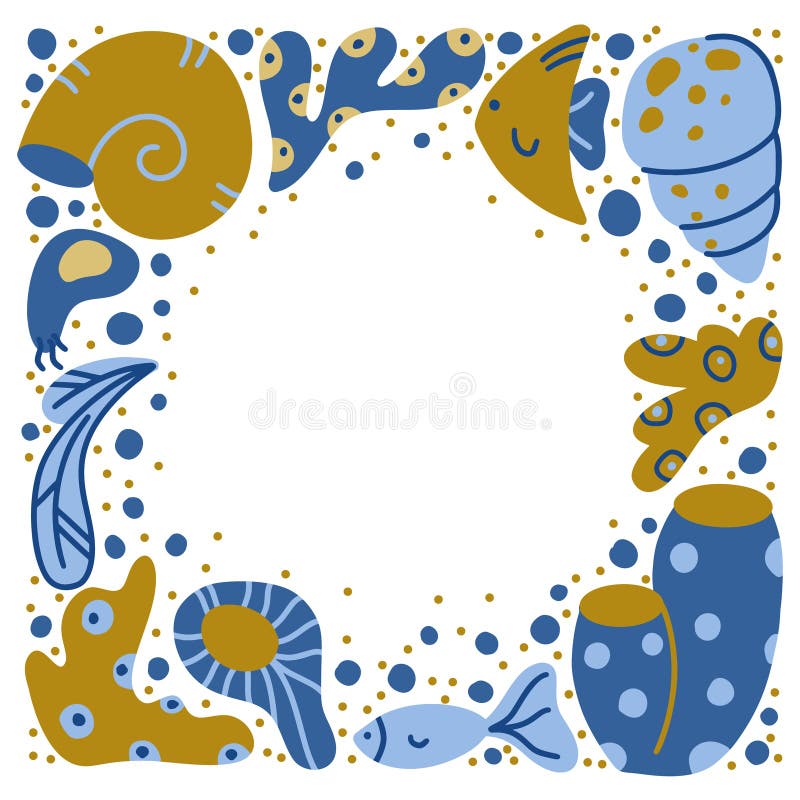 Sea Mermaid Border Stock Illustrations – 1,024 Sea Mermaid Border Stock ...
