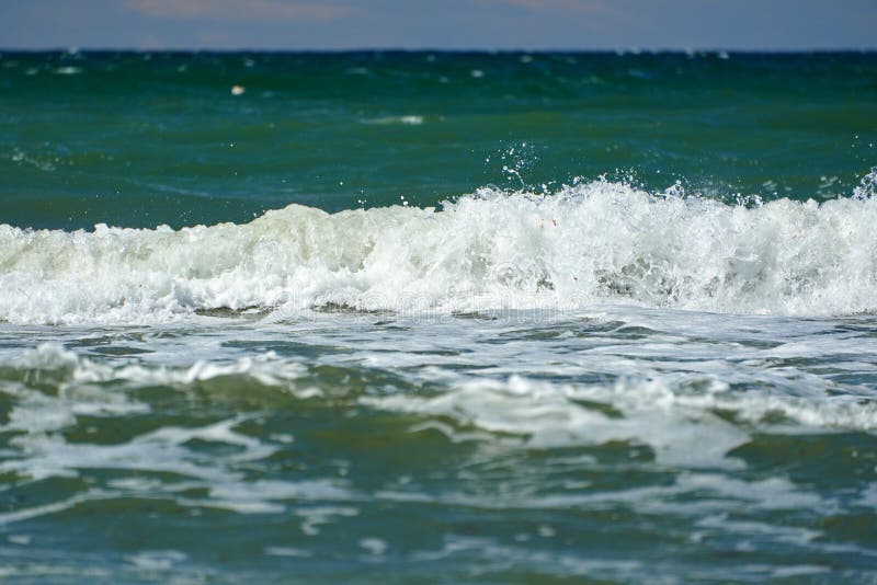 Blue green stormy sea stock photo. Image of stormy, energy - 88158198