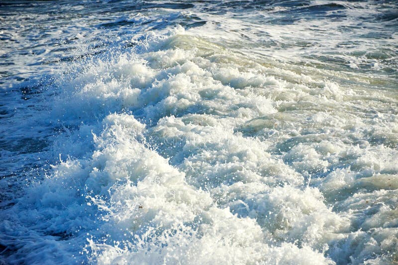 Blue green stormy sea stock photo. Image of background - 88158794
