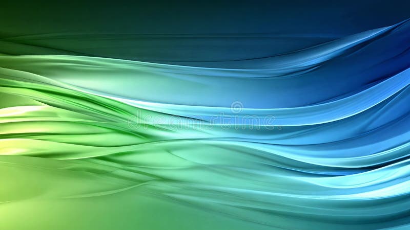A Blue and Green Wave Pattern Stock Footage - Video of gradient ...