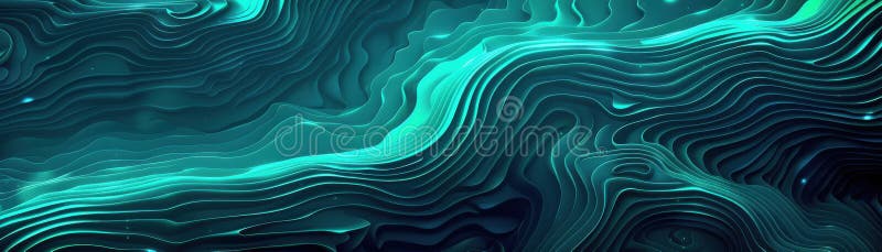 A Blue and Green Wave Pattern with a Lot of Dots Stock Image - Image of ...