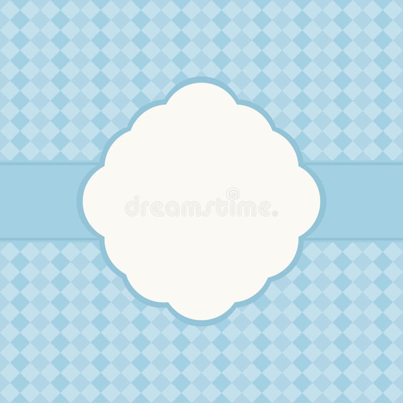 Blue greeting card design. stock illustration. Illustration of design ...
