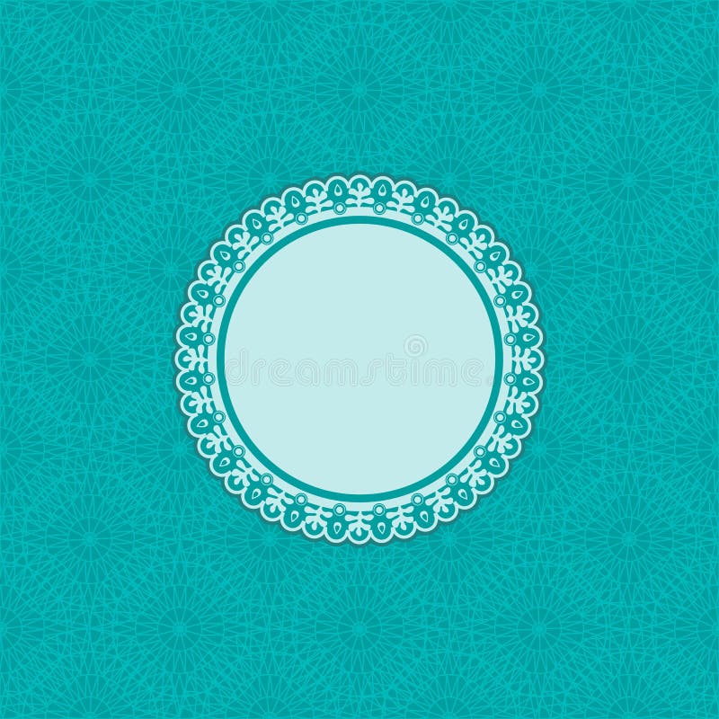 Blue Greeting Card Template Stock Vector - Illustration of backdrop ...