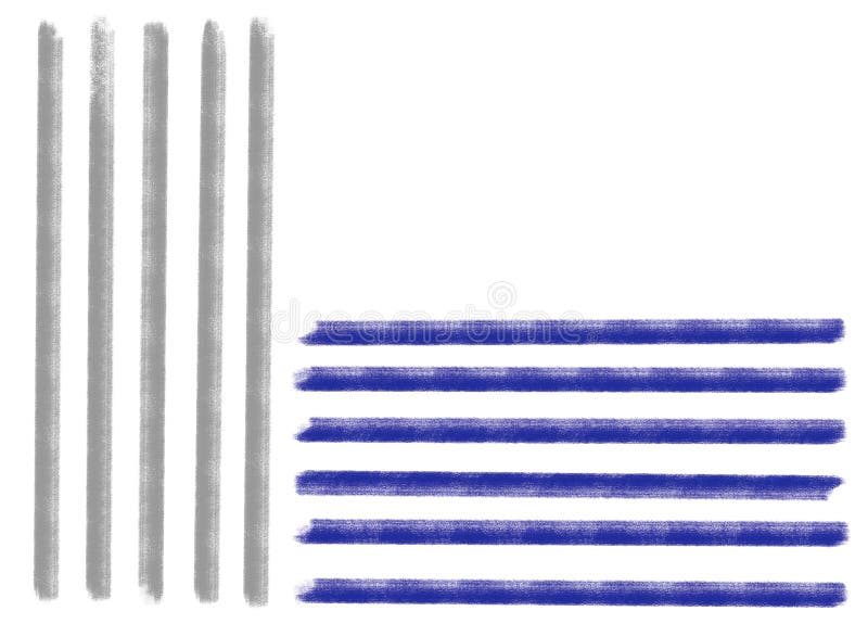 Blue Grey Black Geometric Line Sketch Minimal Style Element Hand Drawn ...