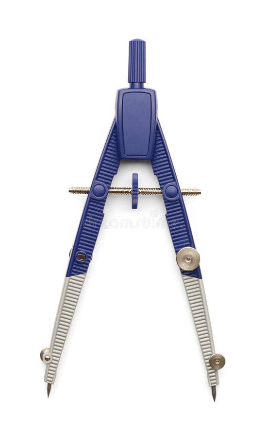 Blue Grey Compass stock image. Image of silver, blue - 58905497