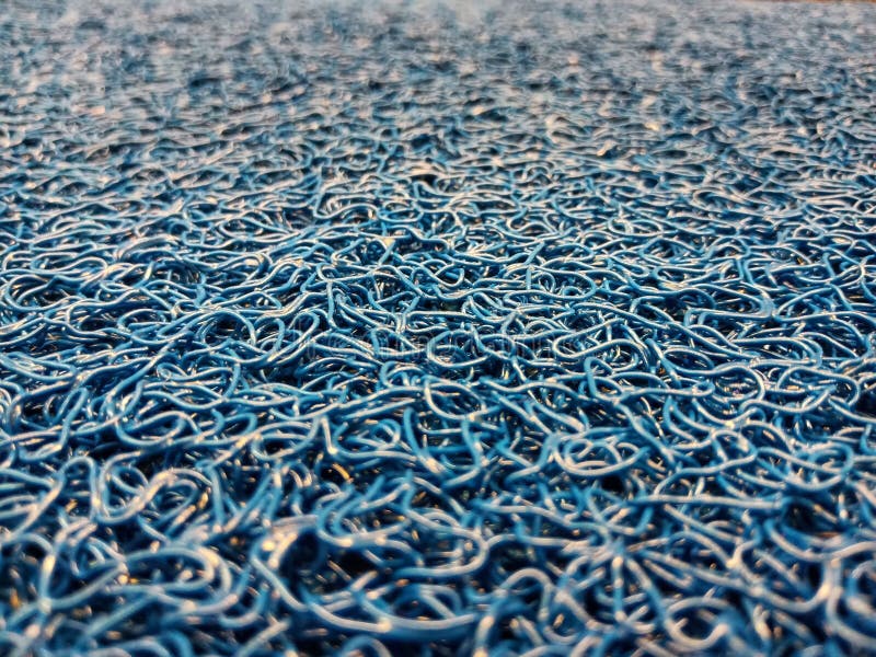 Blue Grey Curly Patterned Rubber Mat Background Stock Photo - Image of ...