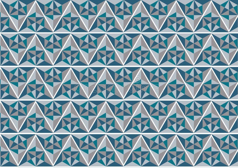 Blue And Grey Geometric Pattern Background; Abstract Modern Graphic ...