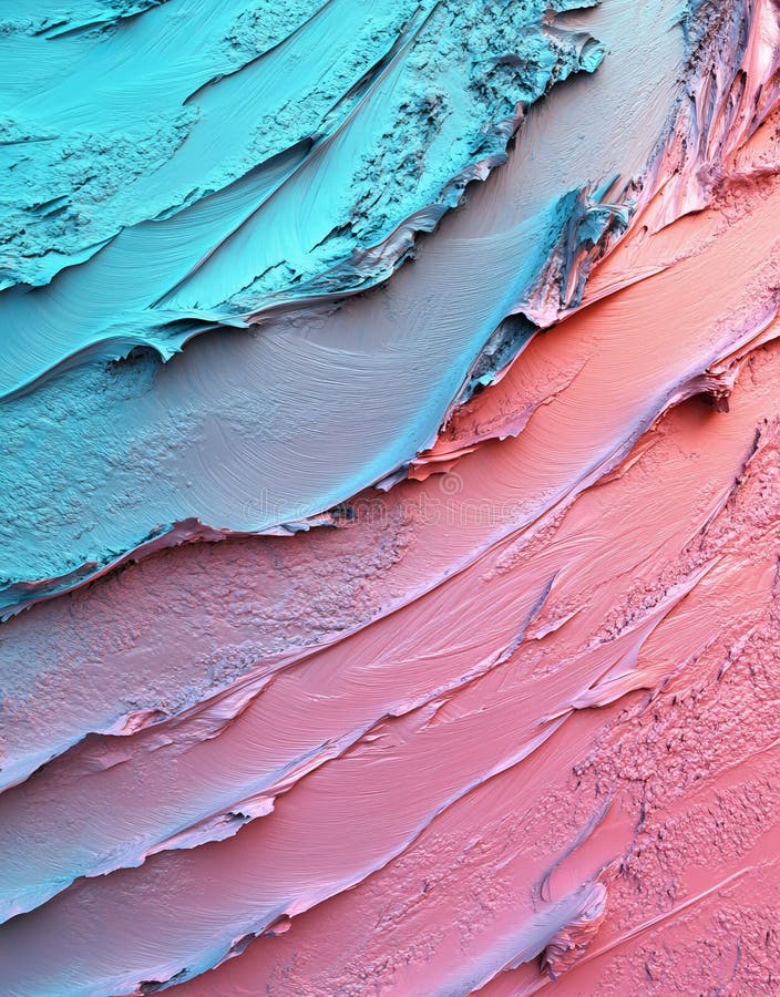 Blue and Grey Paint Combine To Create an Abstract Background with a ...