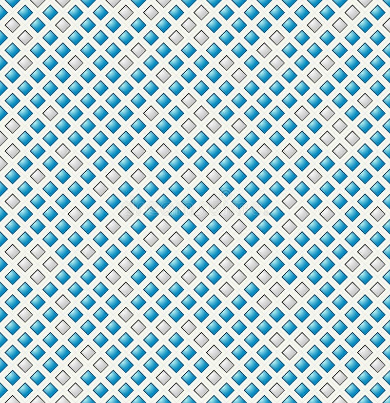 The Blue and Grey Rhombus Pattern Stock Vector - Illustration of square ...