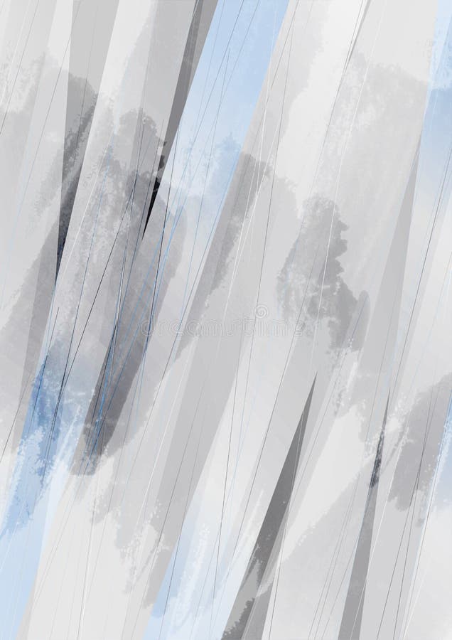 Blue Grey Striped Grunge Abstract Geometric Background Stock Vector ...