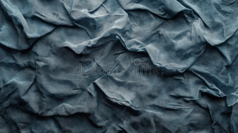 Blue and Grey Wrinkled Fabric Texture Background Stock Illustration ...