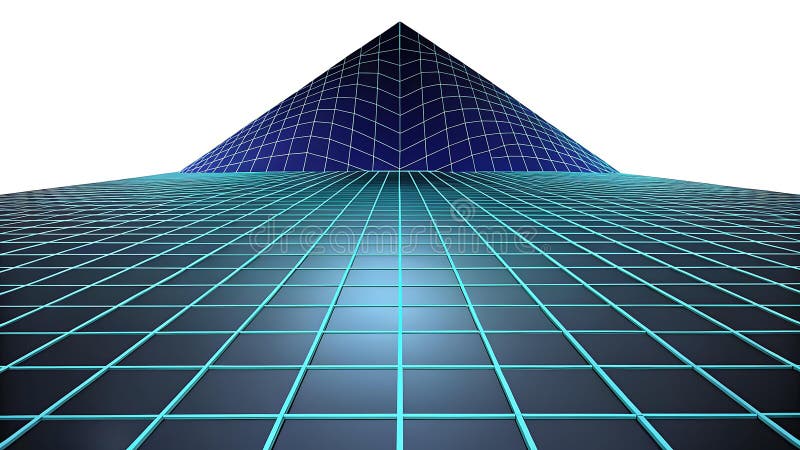 Blue Grid Background, Technology and Futuristic Element Png Transparent ...