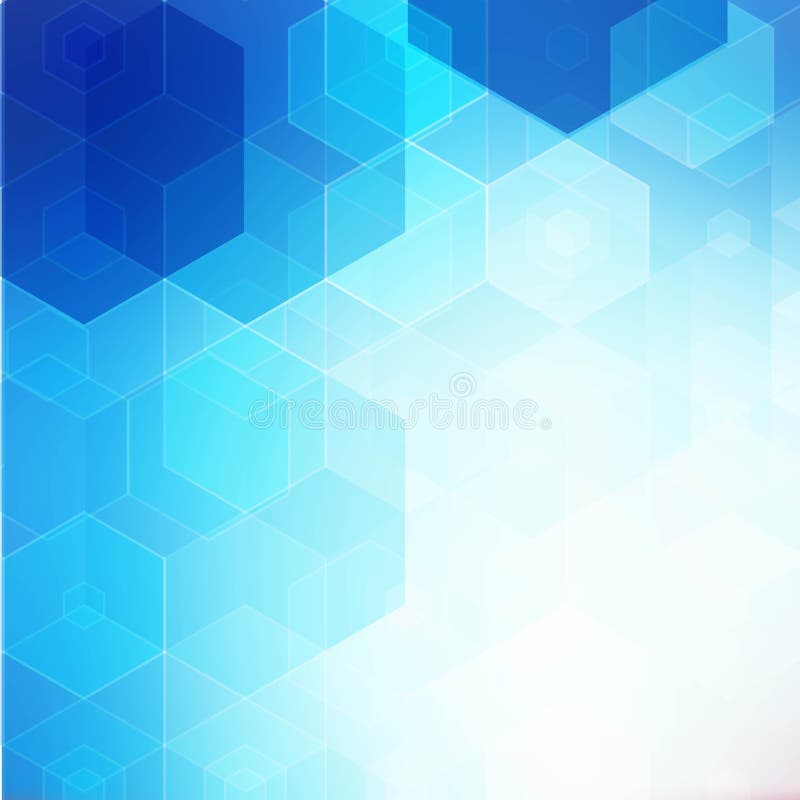 Blue Grid Mosaic Background, Creative Design Templates Stock Vector ...
