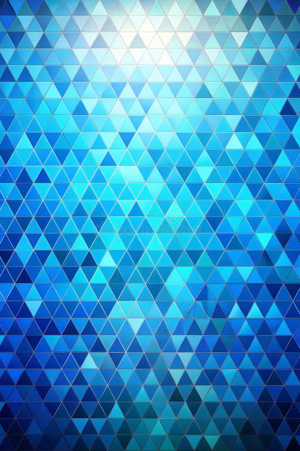 Blue Grid Mosaic Creative Background Stock Illustration - Illustration ...
