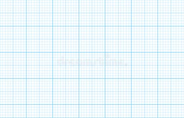 Blue Grid Paper Pattern. Checkered Sheet Template for Notebook Page in ...