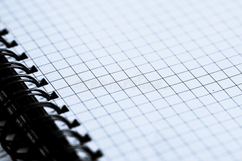 Blue Grid Paper Texture, Back To School Background Stock Image - Image ...