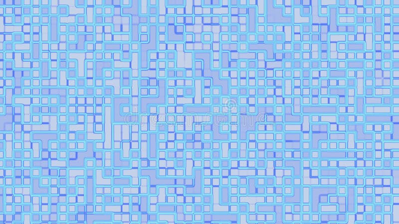 Blue Grid Pattern of Interconnected Pipes Stock Video - Video of system ...