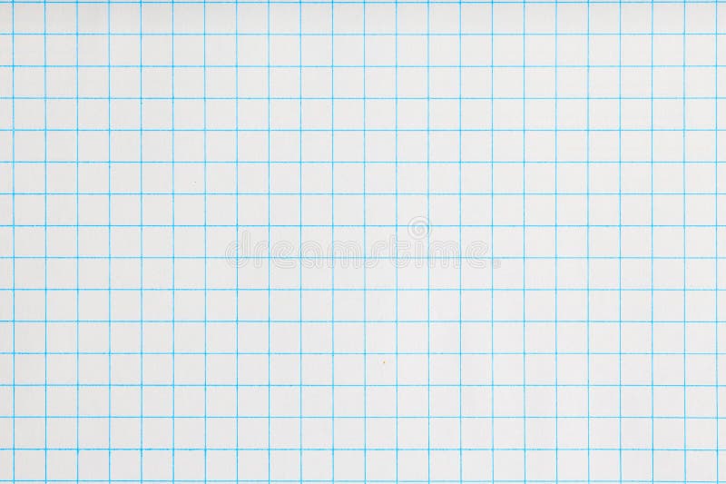 Blue Grid Pattern on White Graph Paper Stock Image - Image of ...