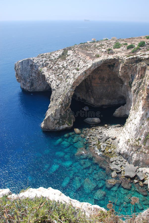 Blue Grotto - Malta stock image. Image of landmark, coastal - 17854061