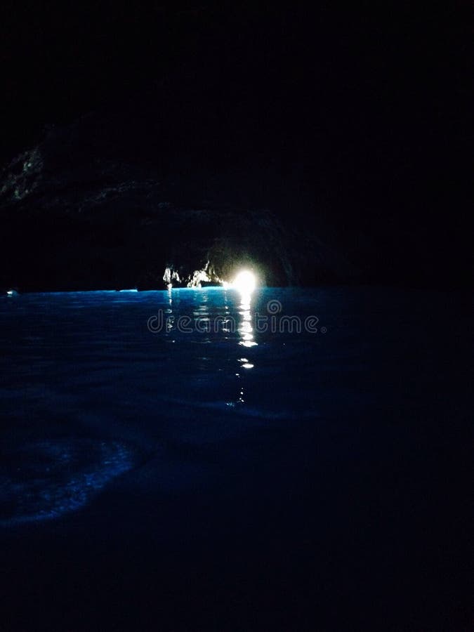 Blue grotto in italy stock photo. Image of blue, italy - 48242790