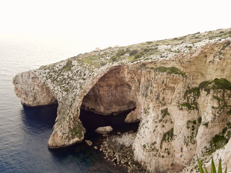Blue Grotto, Gozo Island, Malta Stock Image - Image of nature, scenery ...