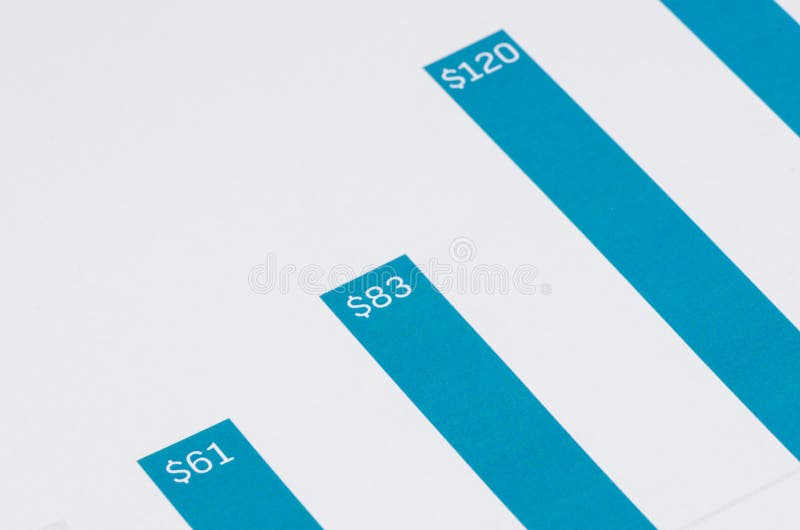 Blue growth graph stock photo. Image of presentation - 41579692