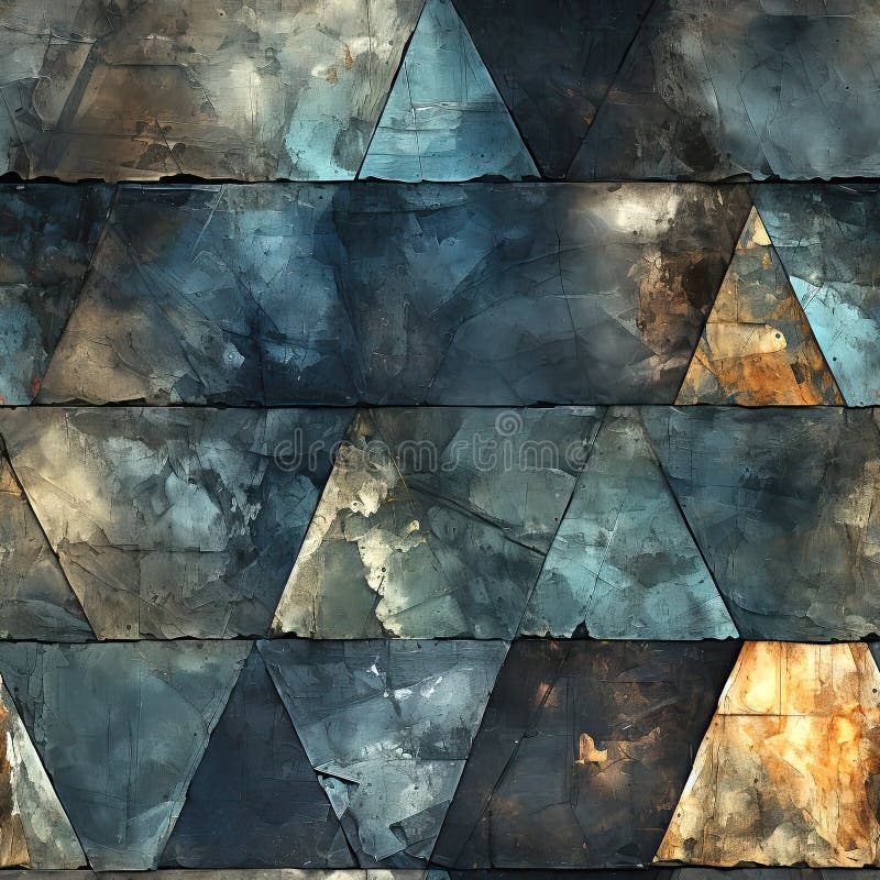 Blue Grunge Background with Seamless Pattern Retro Abstract Texture ...