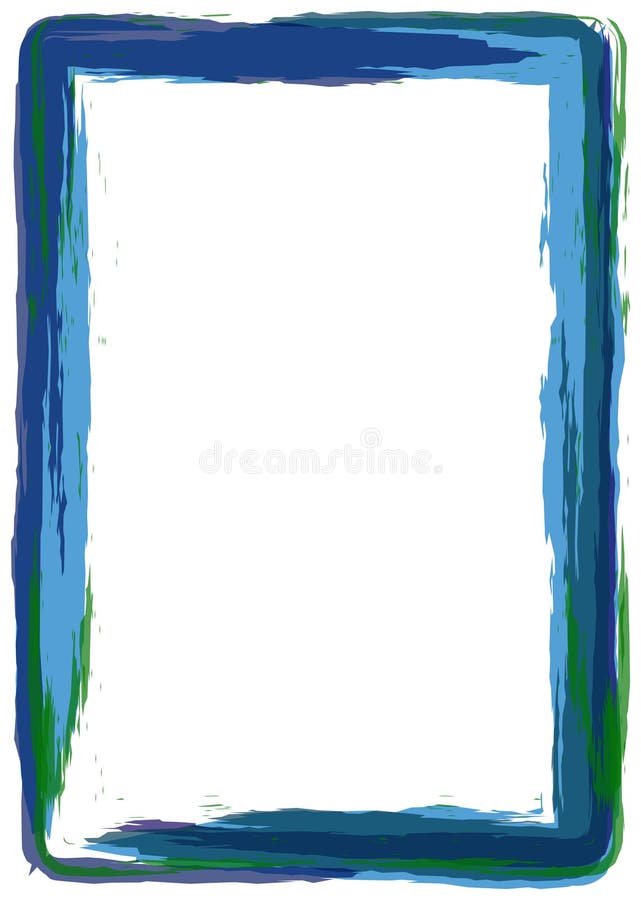 Blue grunge frame stock vector. Illustration of antique - 3554241