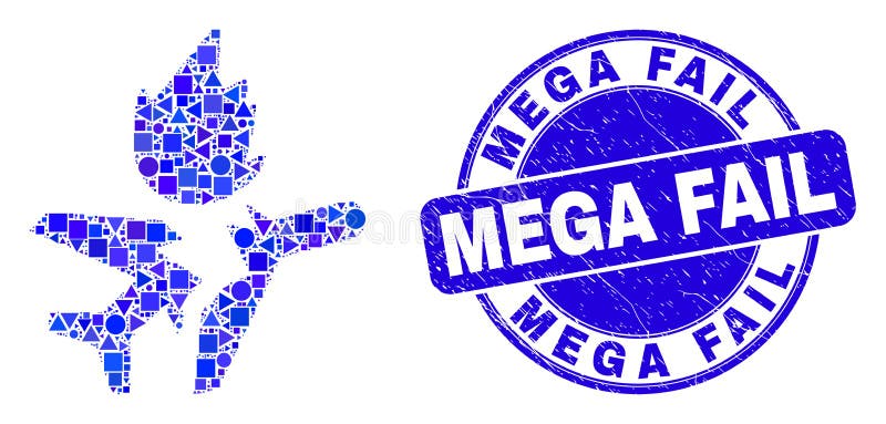 Blue Grunge Mega Fail Stamp Seal and Airplane Crash Mosaic Stock Vector ... Blue Grunge Mega Fail Stamp Seal and Airplane Crash Mosaic Stock Vector ...