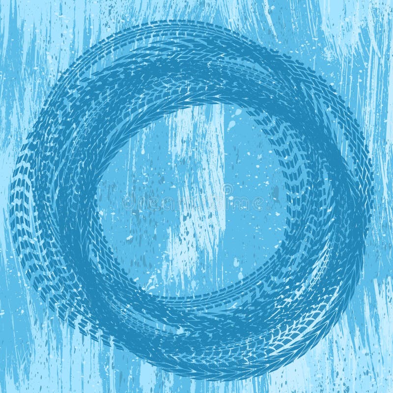 Background Blue Tire Tracks Stock Illustrations – 171 Background Blue ...