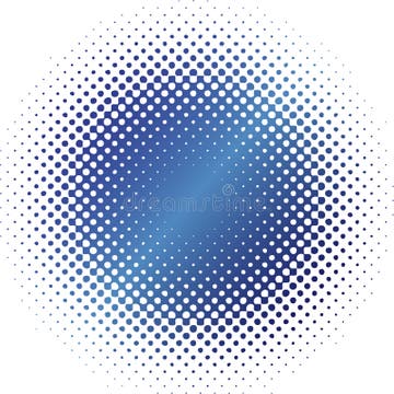 Blue Halftone Blur Shining and Metal Stock Vector - Illustration of ...