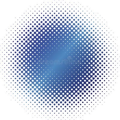 Blue Halftone Blur Shining and Metal Stock Vector - Illustration of ...