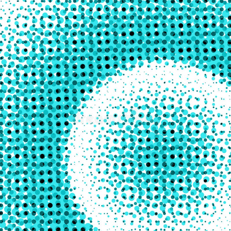 Blue Halftone Pattern. Picture Image: 6697364