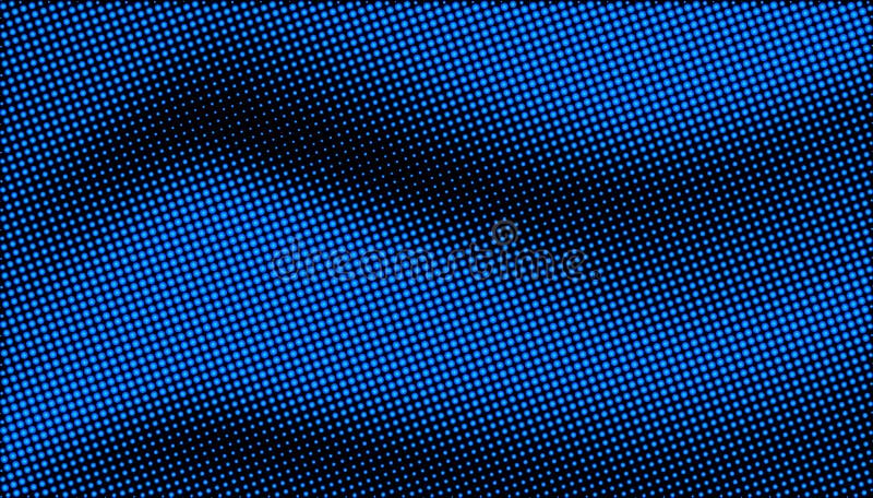 A Blue Halftone Pattern with Varying Dot Density Stock Illustration ...