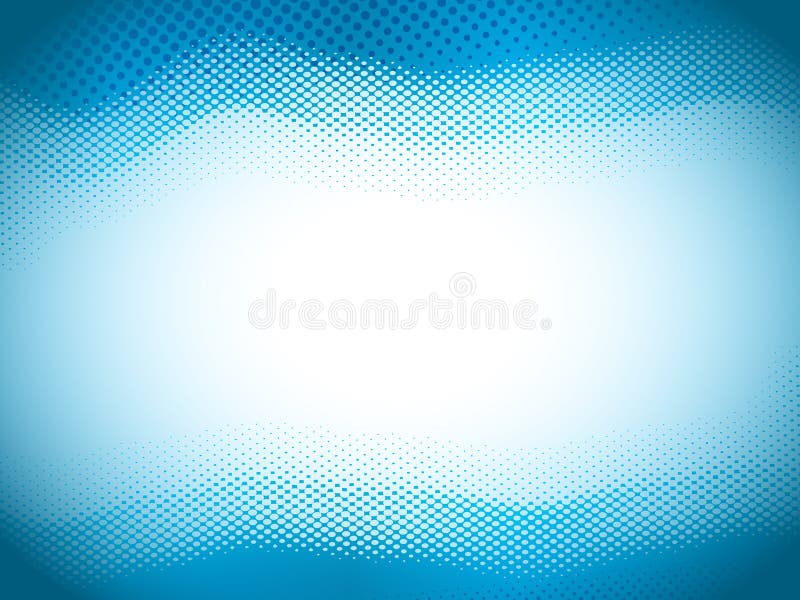 Blue Halftone Wave stock illustration. Illustration of cartoon - 27414747