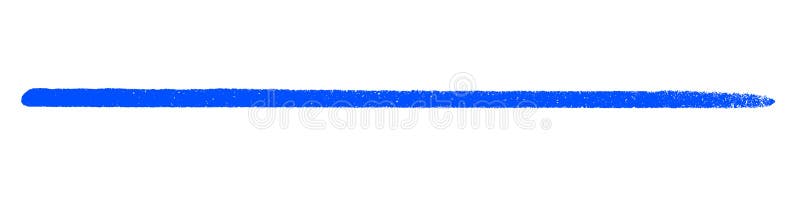 Blue Hand Painted Chalk Stroke Stock Illustration - Illustration of ...