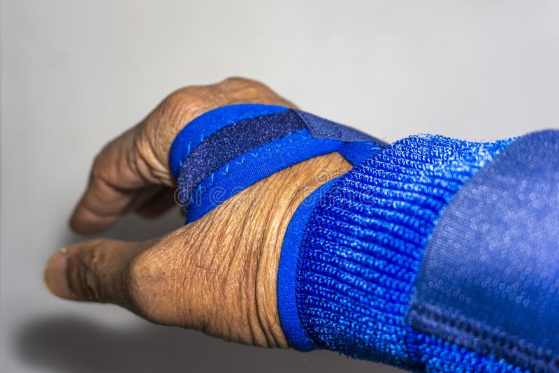 Wrist Brace for Twisted Hand Stock Image - Image of brace, joint: 172674115