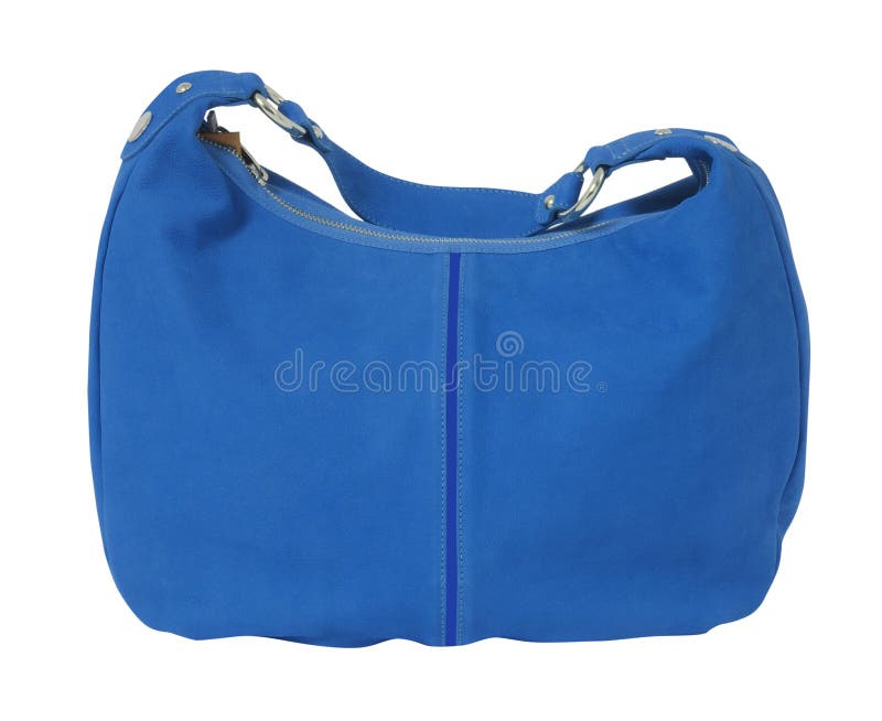 Blue handbag stock photo. Image of blue, consumerism - 44036124