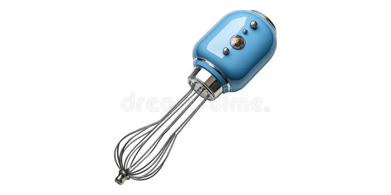 Blue Handheld Electric Whisk for Baking Isolated on Transparent ...