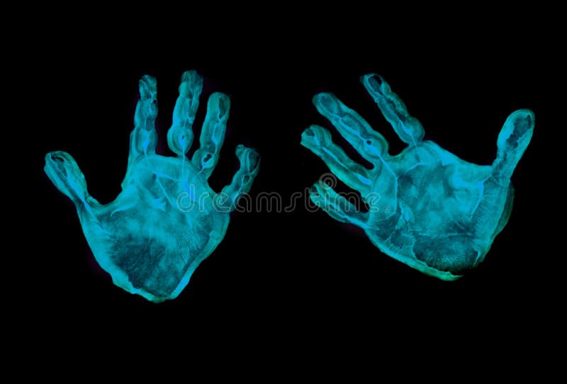 Blue hands stock image. Image of handprint, paper, anatomy - 3653115