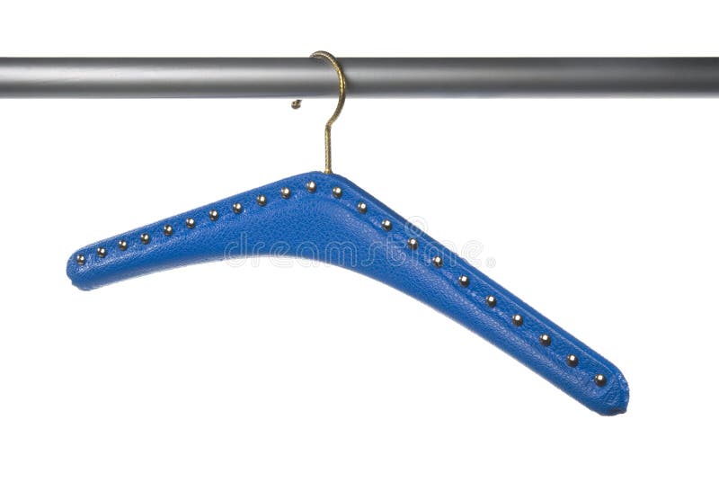 Blue hanger stock photo. Image of rivet, empty, rail - 48628726